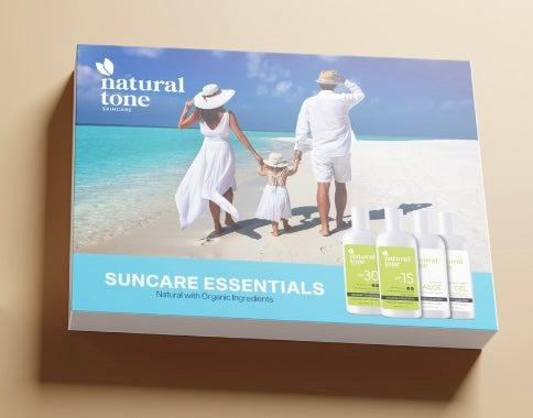 Suncare Essentials Travel Pack - Natural Tone Organic Skincare - UK