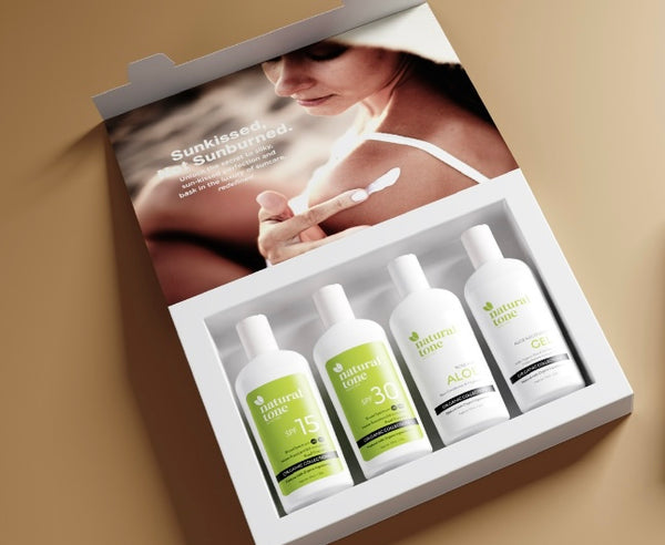 Suncare Essentials Travel Pack - Natural Tone Organic Skincare