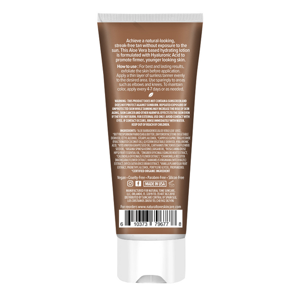 Hydrating Sunless Tanner with Hyaluronic Acid 177ml - Natural Tone ...